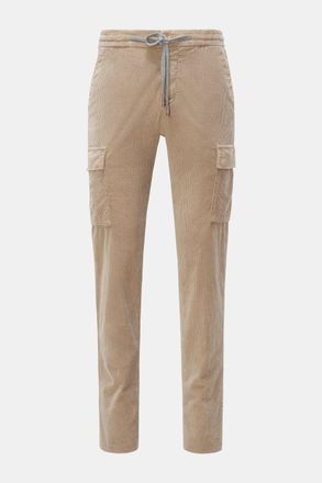 Marco Pescarolo Herren - Cord Cargo-Jogpants Tor beige