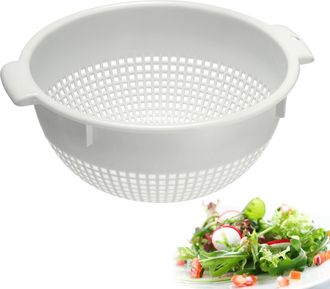 Westmark Seiher/Sieb, Mit Griffmulden und Aufsatzrasten, Kunststoff, Weiß, 21262211