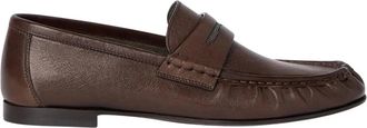 Brunello Cucinelli Mocassin Penny Riding - Femme - Chaussures - Brun - Taille: 38 EU
