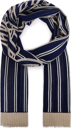 Tommy Hilfiger Schal Tommy Hilfiger Script AW0AW18869 Dunkelblau
