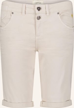 Cartoon Cartoon Jeans-Bermudas Mit Schmucksteinen beige