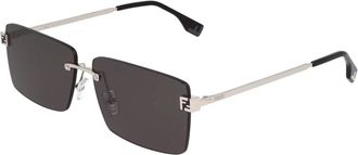 Fendi Sky Sonnenbrille - - Accessories - unisex - Grau - 60 MM