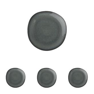 like. by Villeroy & Boch Lave gris Speiseteller 28 cm (Packung mit 4)