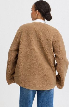 b.young Blusenjacke Pl&uuml;schjacke