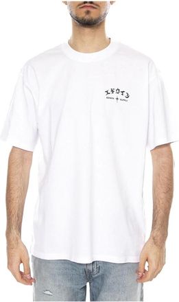 Edwin Homme, Tops, Blanc, Taille: S T-Chemises