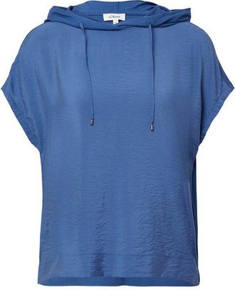 s.Oliver Muscleshirt T-Shirt Kapuzenshirt im Fabricmix