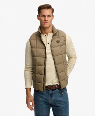 Superdry Gilet l&eacute;ger Box Quilt Fuji Lite