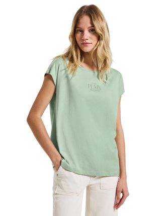 Street One Damen Basic Shirt mit Wording