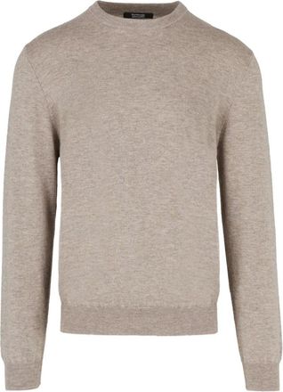 Bomboogie Homme, Pulls, Beige, Taille: 2XL Pull ras du cou en laine m&eacute;rinos teint &agrave; froid