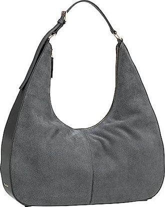 Mandarina Duck Velvet Plisse Hobo, Femme, London Fog, Taille Unique