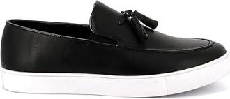 UOMO Design Mocassin Casual Homme - Marc (Noir P, 40)