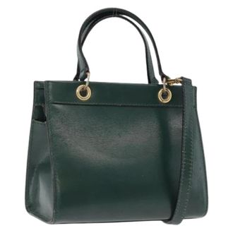 Celine Sac &agrave; main mini vintage Pre-owned - Femme - Pre-owned - Vert - Taille: ONE Size