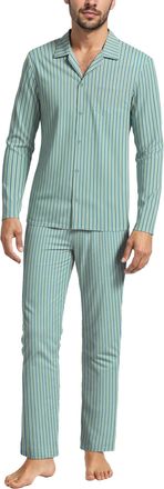 CALIDA Nightwear Xtra Pyjama, durchgekn&ouml;pft Herren, aus 100% Baumwolle