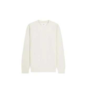 Nn.07 Gerippter Rundhalsausschnitt Pullover - - Knitwear - Herren - Beige - XL