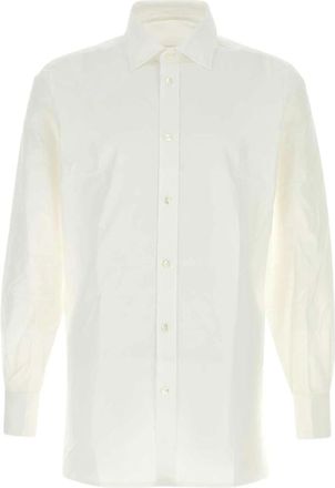 Maison Margiela Chemise en popeline - Homme - Chemises - Blanc - Taille: 3XS
