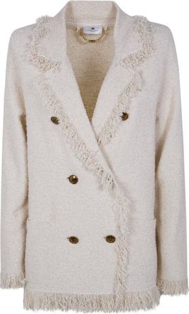 Elisabetta Franchi Femme, Vestes, Rose, Taille: 38 FR Blazers