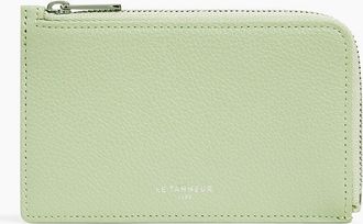 Le Tanneur Kartenetui Emilie aus genarbtem Leder mit Rei&szlig;verschluss
