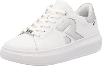 Rieker Baskets Basses W1204 pour Femme, Blanc 82, 43 EU, Blanc 82, 43 EU