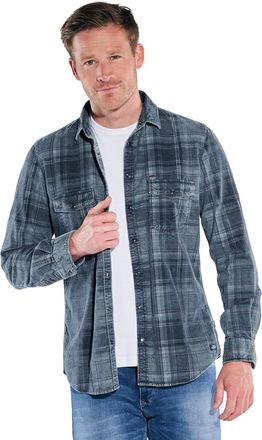 Engbers Herren Herren Langarm-Hemd kariert, Petrolgruen, 39209, Petrolgruen in Gr&ouml;&szlig;e 4XL