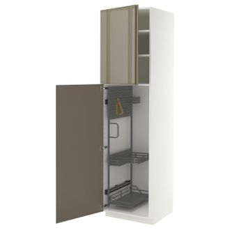 IKEA METOD Hochschrank mit Putzschrankeinr