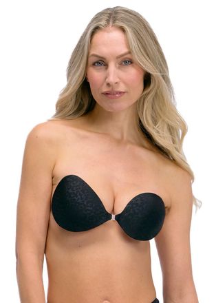 Magic Bodyfashion Klebe-BH MAGIC BODYFASHION, Damen, Gr. Cup D, schwarz (leopard schwarz), Obermaterial: 82% Polyamid, 18% Elasthan, BHs Klebe-BH
