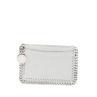 Stella McCartney Femme, Accessoires, Gris, Taille: ONE Size Falabella Zipper Cardholder