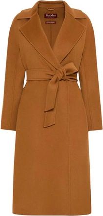 Max Mara Femme, Manteaux, Brun, Taille: 40 FR Cles Belted Coat