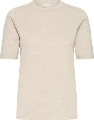 Ichi Ichi, Femme, Tops, Beige, Taille: 44 FR T-Shirt 1304011