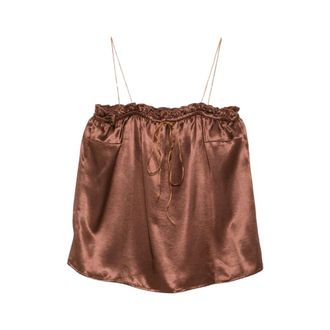 The Nina Studio Femme, Tops, Brun, Taille: 36 FR N2746 Ciocc Top