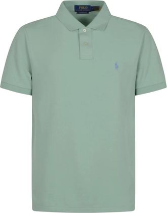 Polo Ralph Lauren Homme, Tops, Vert, Taille: M Maille &agrave; Manches Courtes