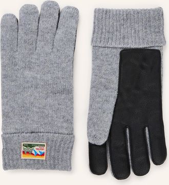 Hestra Handschuhe Raggwool Deer Im Materialmix grau