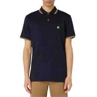Peuterey Kurzarm-Polohemd Medinillastr04 - - Tops - Herren - Blau - S