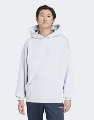 adidas Originals Premium - Sweat à capuche de qualité supérieure - Bleu halo