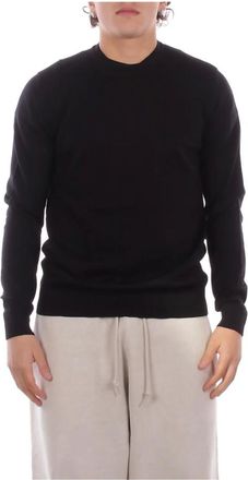 Alpha Studio Homme, Pulls, Noir, Taille: L Pull ras du cou