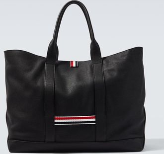 Thom Browne Tote Bag Medium aus Leder