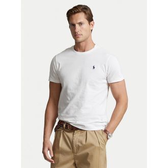 Polo Ralph Lauren T-Shirt 710680785 Wei&szlig; Custom Slim Fit