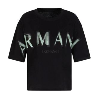 A|X Armani Exchange Damen, Oberteile, Schwarzk, XLGr&ouml;&szlig;e