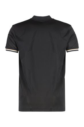 HUGO BOSS Mens Techno Fabric T-Shirt Black Polyester T-Shirts And Polos