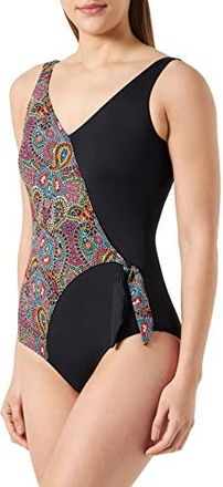 Haute Pression Femme T8088 Co1 Maillot de bain une pi ce, Multicolore, 40 Grande taille EU