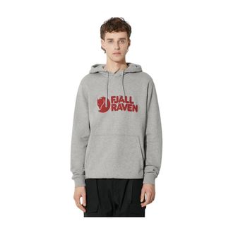 Fj&auml;llr&auml;ven Logo Hoodie - - Sweatshirts & Hoodies - Herren - Grau - XL