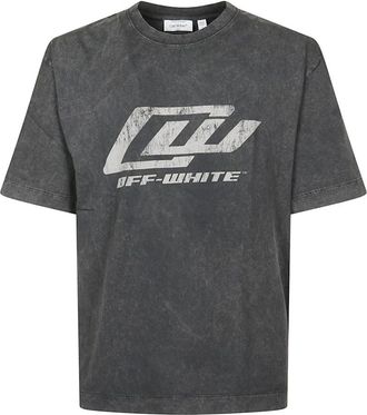 Off-white Homme, Tops, Gris, Taille: L Racing Skate T-Shirt