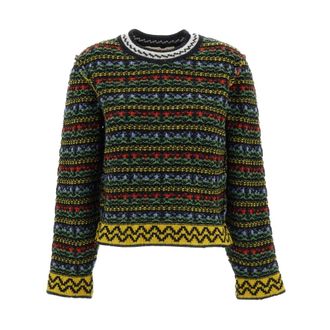 Marni Strickpullover mit Rundhalsausschnitt - - Knitwear - Damen - Mehrfarbig - XS