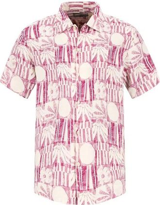 Marc O'Polo Herren Hemden rot gemustert