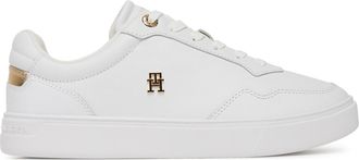 Tommy Hilfiger Sneakers Tommy Hilfiger Essential Elevated Court Sneaker FW0FW08758 Weiß