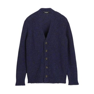 Dondup Boucl&eacute; Cardigan f&uuml;r Stilvolles Aussehen - - Knitwear - Herren - Blau - S