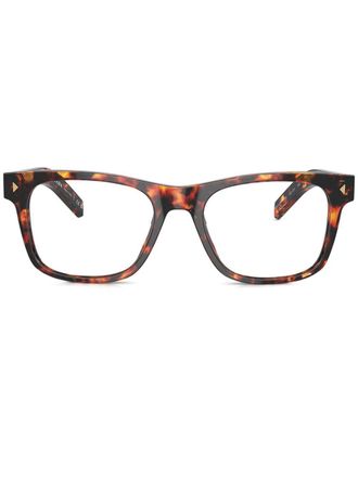 Prada lunettes de vue PR A13V - Marron