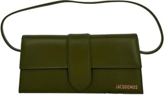 Jacquemus Pre-owned Sac bandouli&egrave;re The Long Bambino Flap - Femme - Pre-owned - Vert - Taille: ONE Size