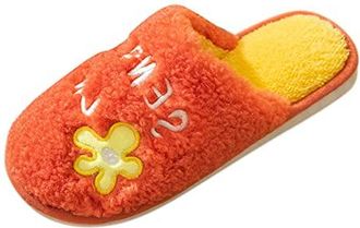 Generic Pantoufles moelleuses pour homme et femme - En mousse à mémoire de forme - Doublées en peluche - En coton - Confortables et douces, Bordeaux, 40 EU