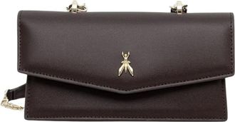 Patrizia Pepe Mini Sac Bandouli&egrave;re - Femme - Sacs - Brun - Taille: ONE Size