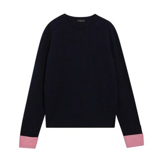 Prada Maglia Rundhals-Pullover - - Knitwear - Herren - Blau - XL